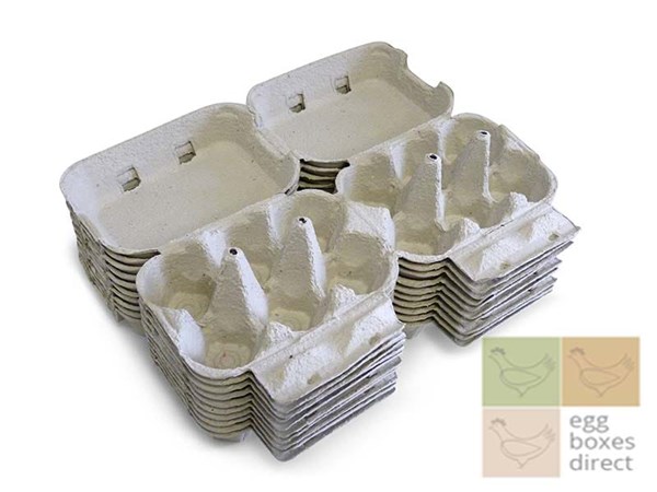 260 X NEW ECONOMY FLAT TOP EGG BOXES MEDIUM TO LARGE EGGS